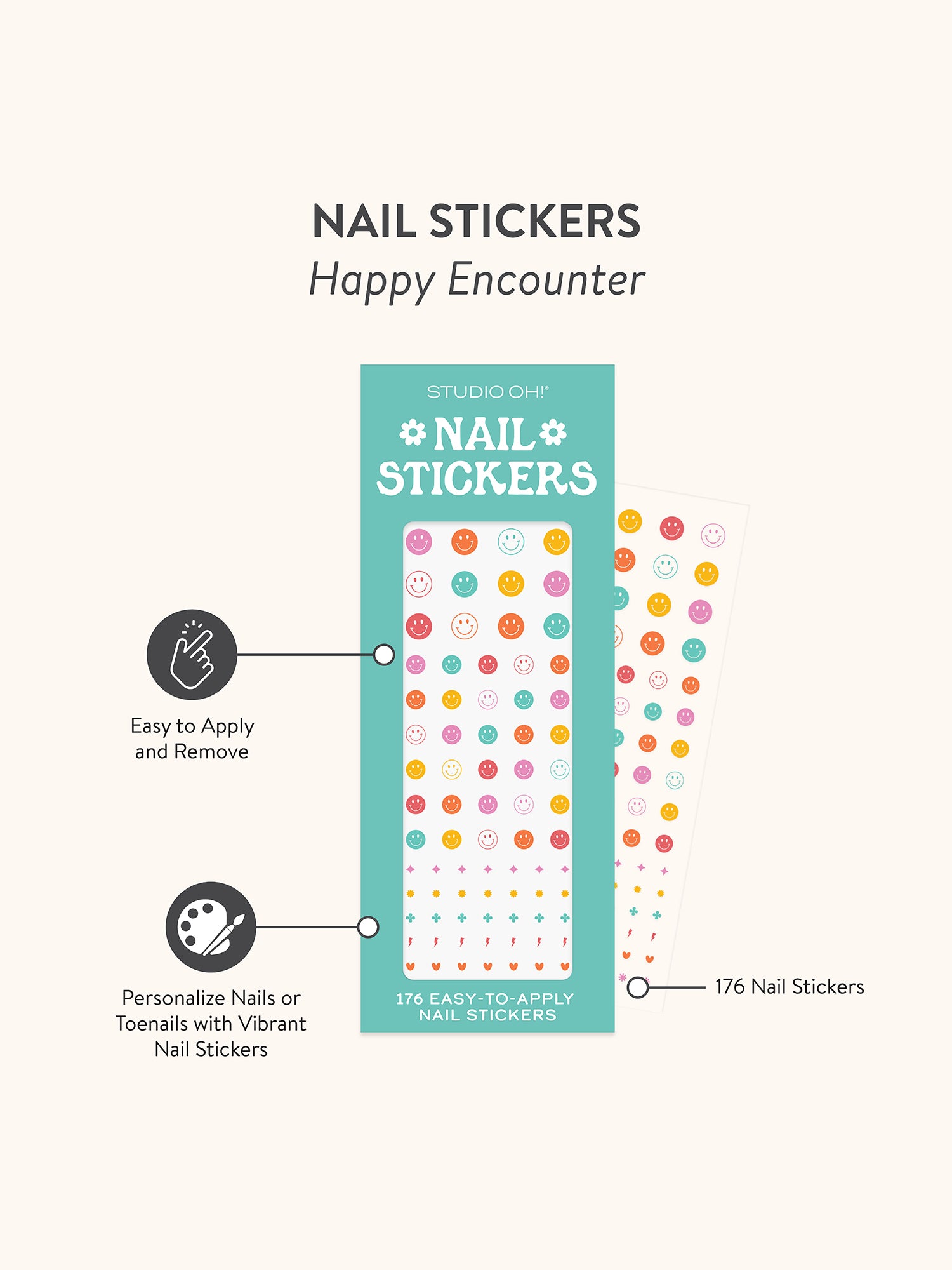 Happy Encounter Nail Stickers – Studio Oh!