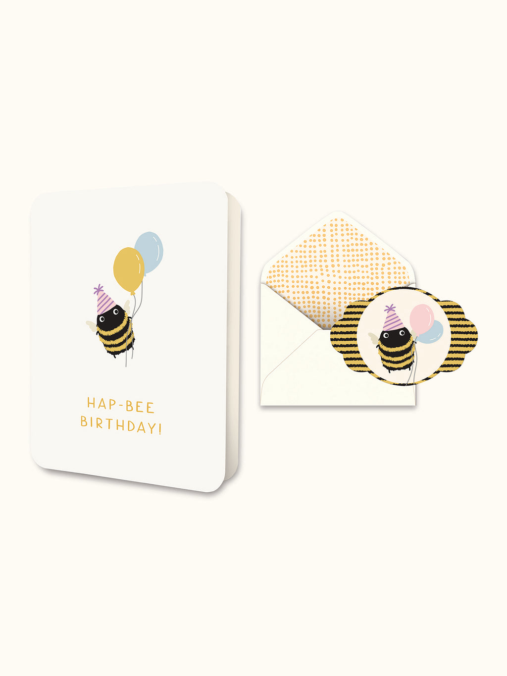 Hap-Bee Birthday Deluxe Greeting Card – Studio Oh!