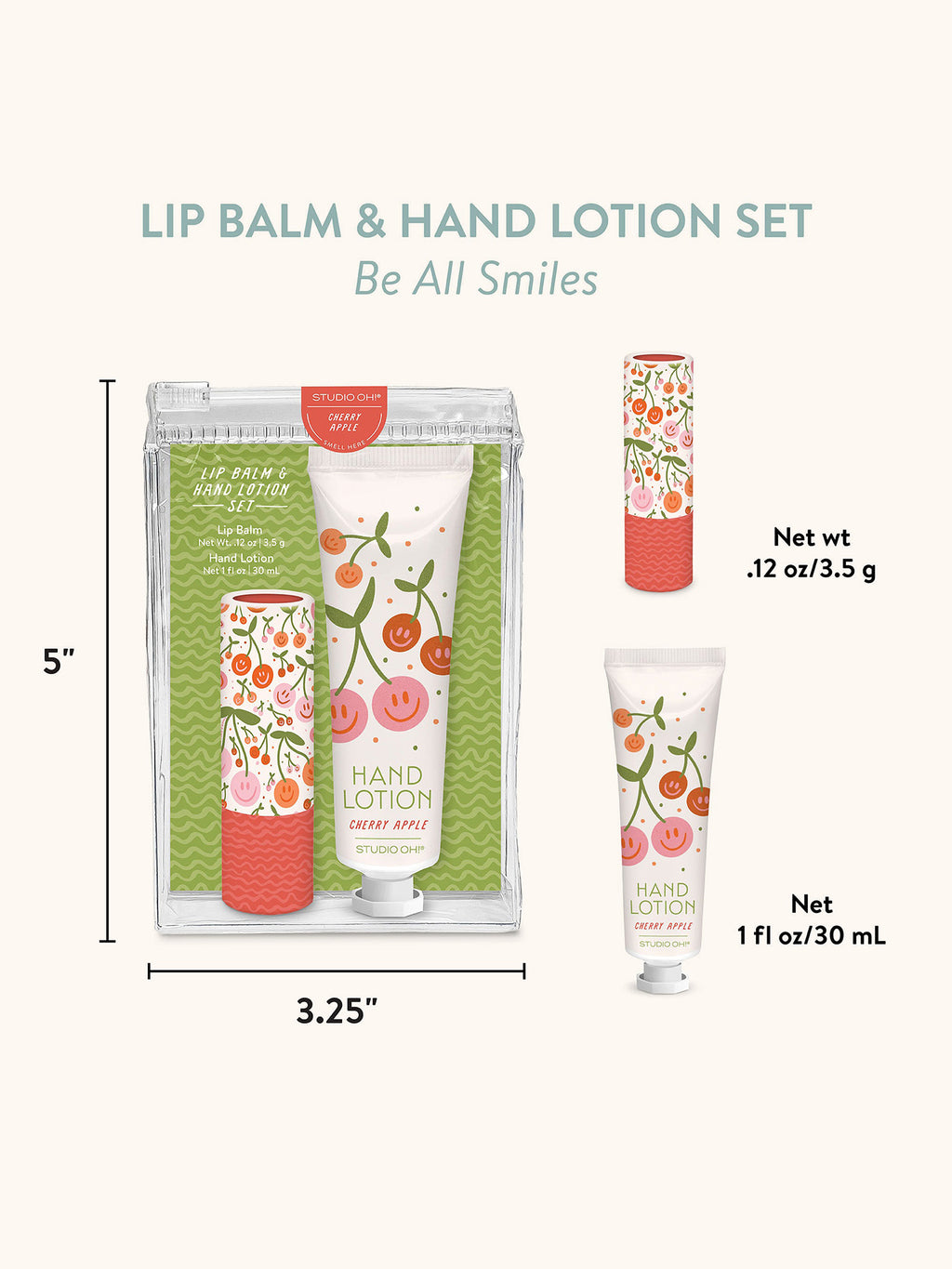 Be All Smiles Lip Balm & Hand Lotion Set – Studio Oh!