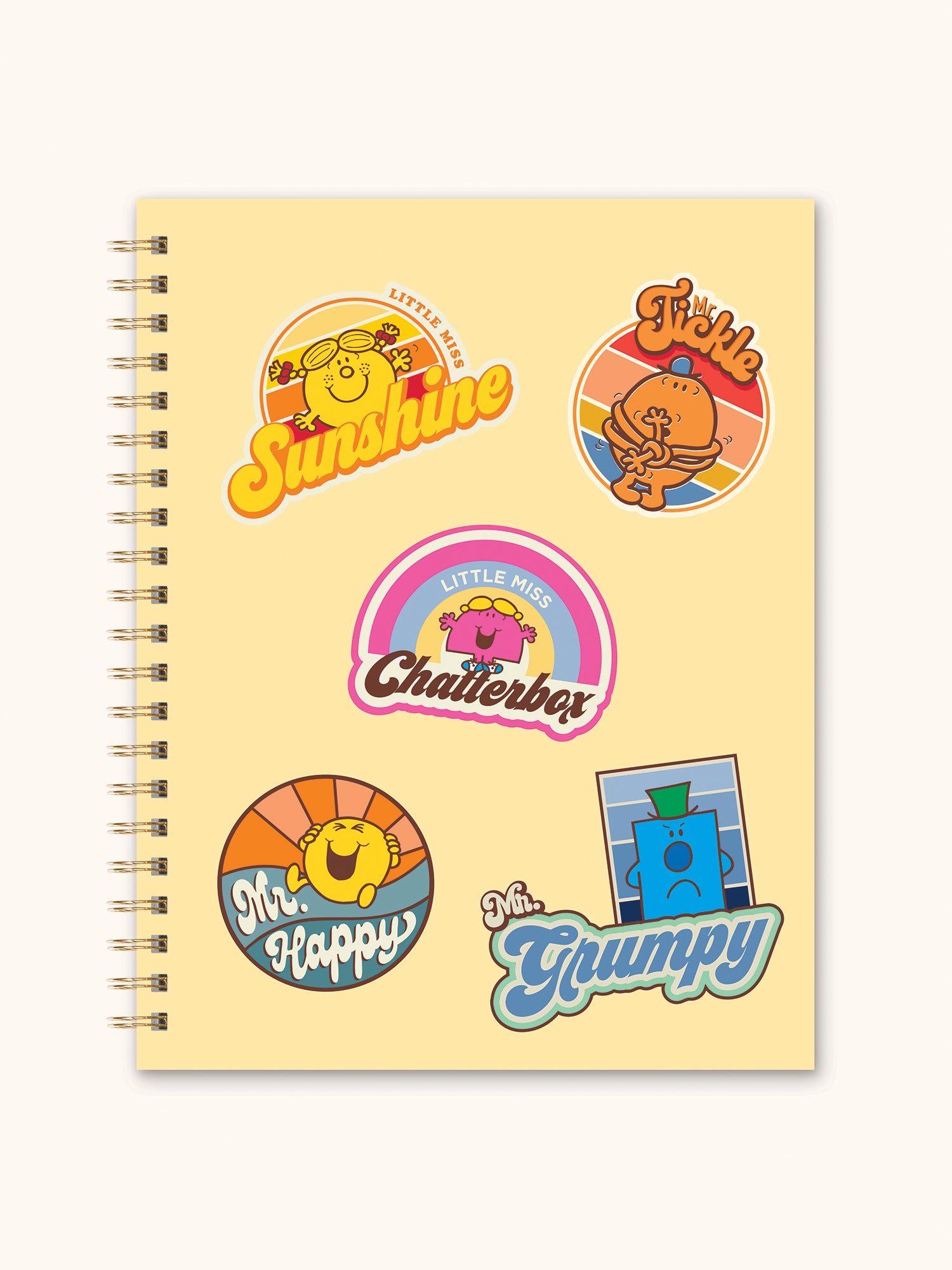 Mr. Men Little Miss So Many Feelings Extra-Large Spiral Notebook – Studio Oh!