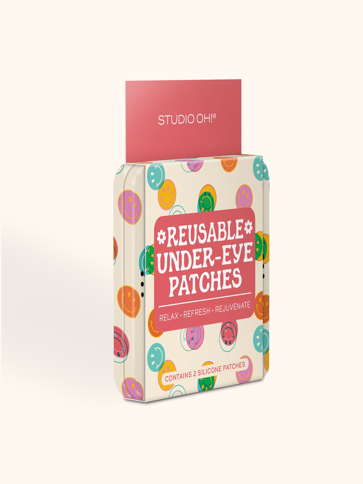 Happy Vibes Reusable Under-Eye Patches – Studio Oh! Happy Vibes Reusable Under-Eye Patches – Studio Oh!
