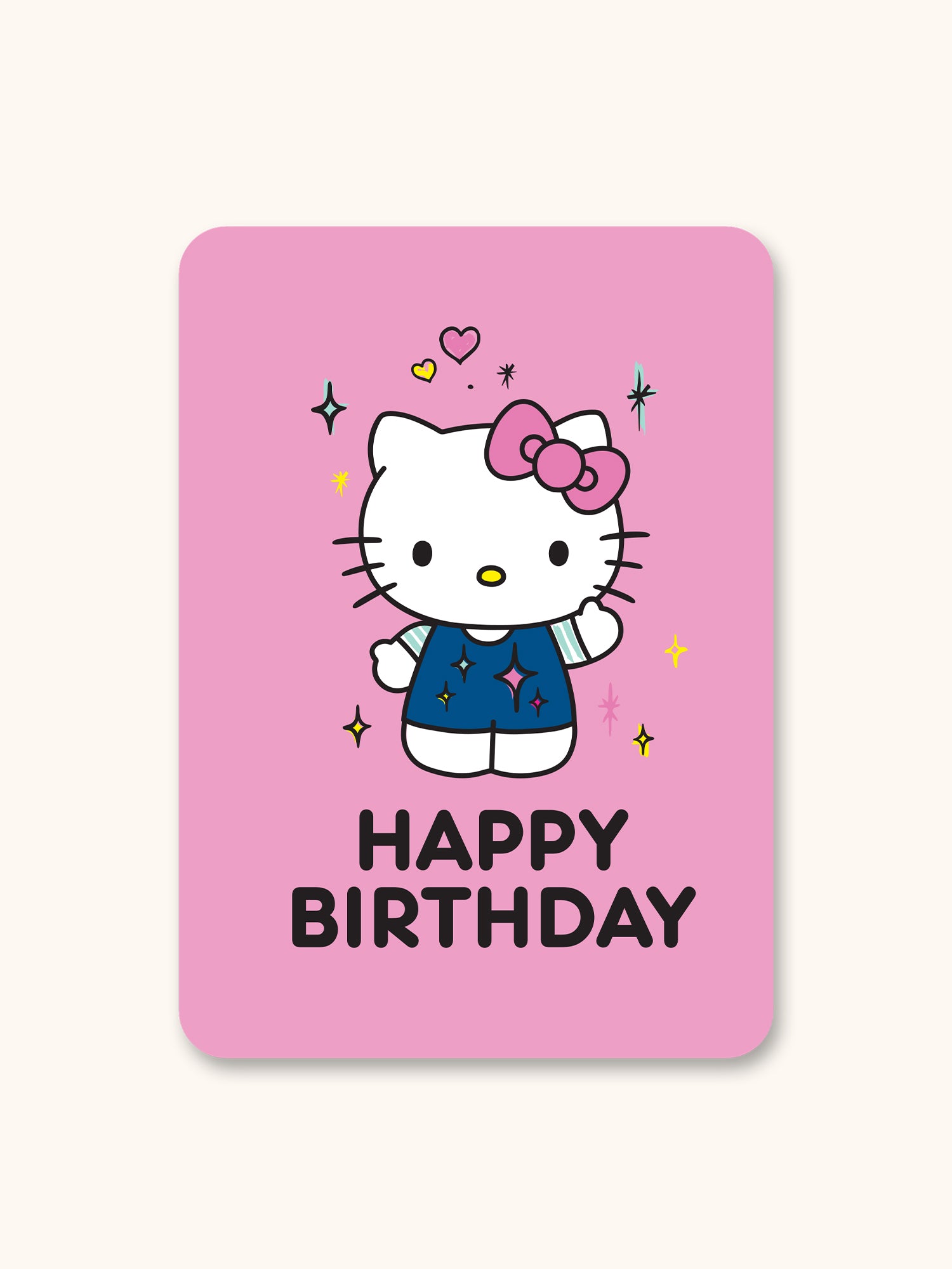 Hello Kitty Retro Wave Happy Birthday Deluxe Greeting Card – Studio Oh!