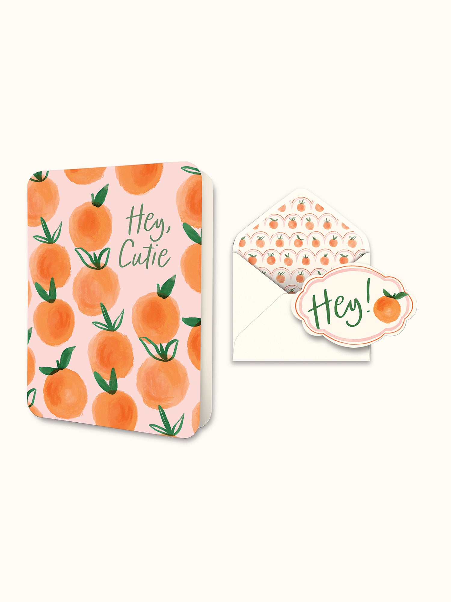 Hey, Cutie Deluxe Greeting Card – Studio Oh!