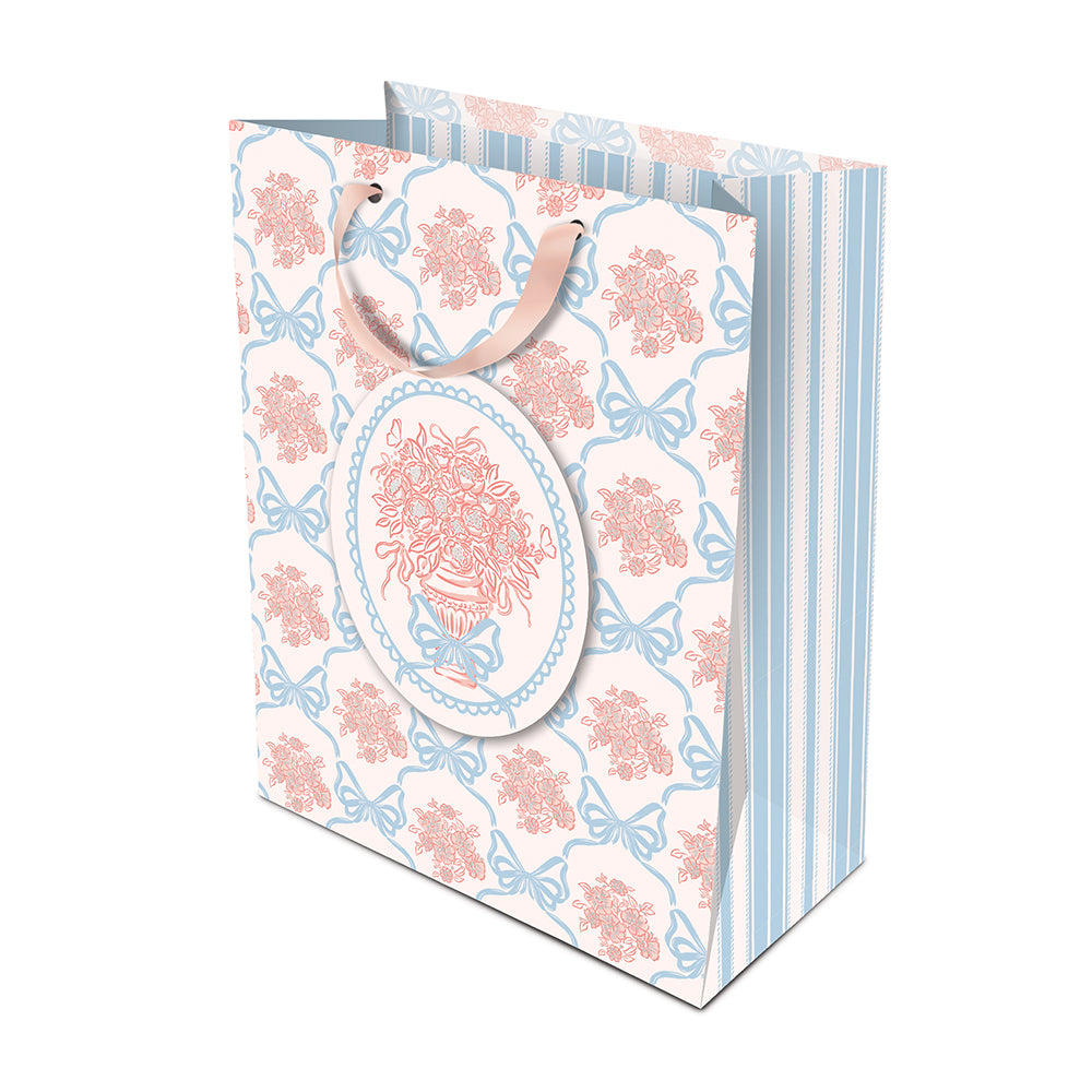 Romantic Rococo Large Vertical Die-Cut Gift Bag with Tissue – Studio Oh!
