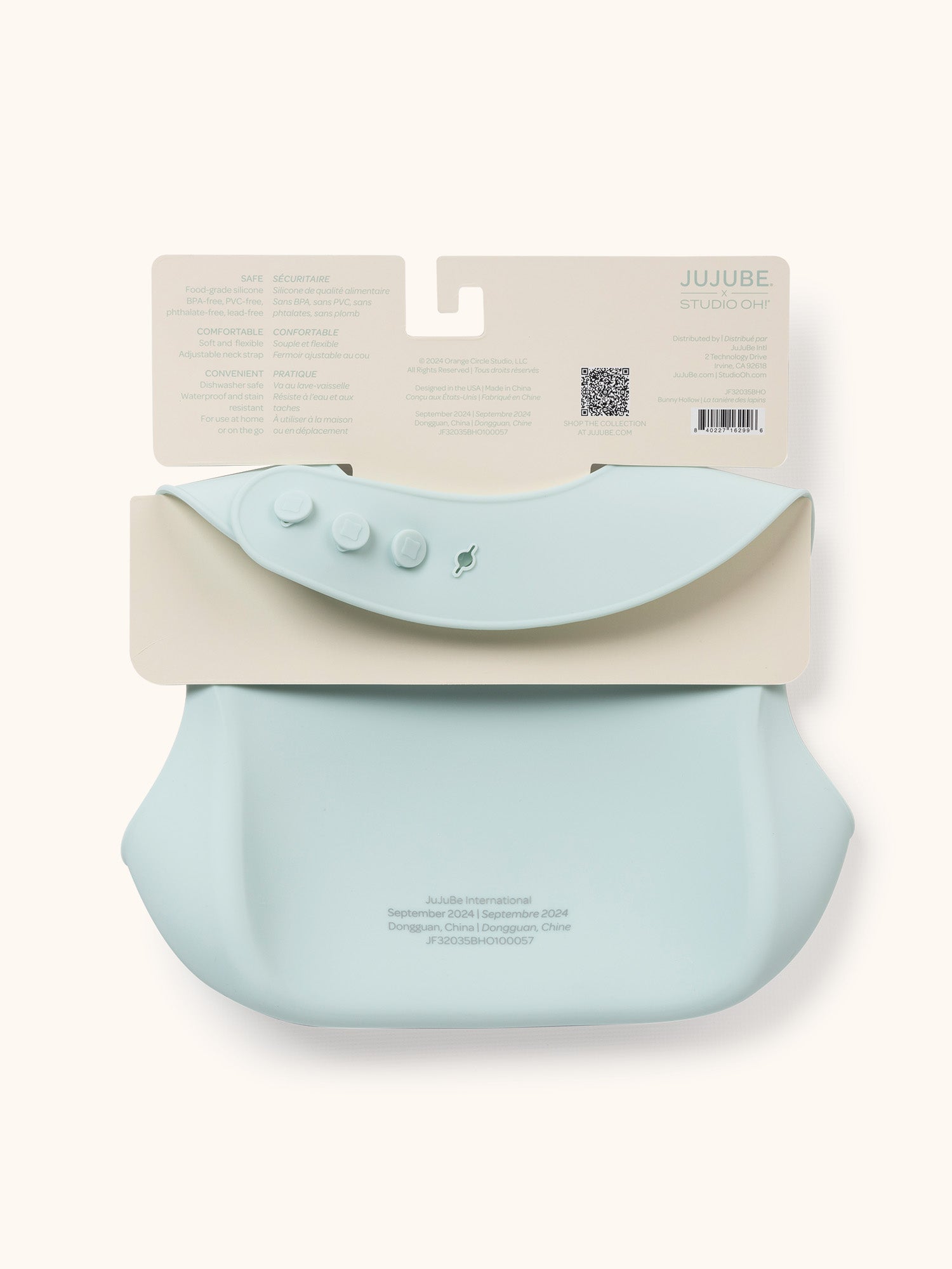 Silicone Bib - Bunny Hollow – Studio Oh!