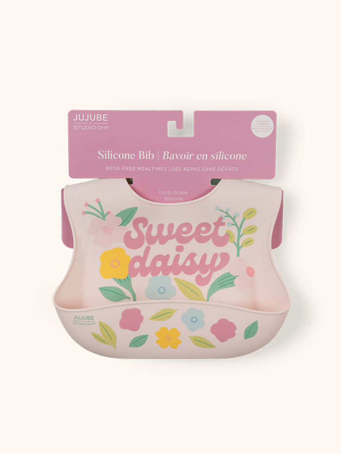 Silicone Bib - Sweet Daisy – Studio Oh!