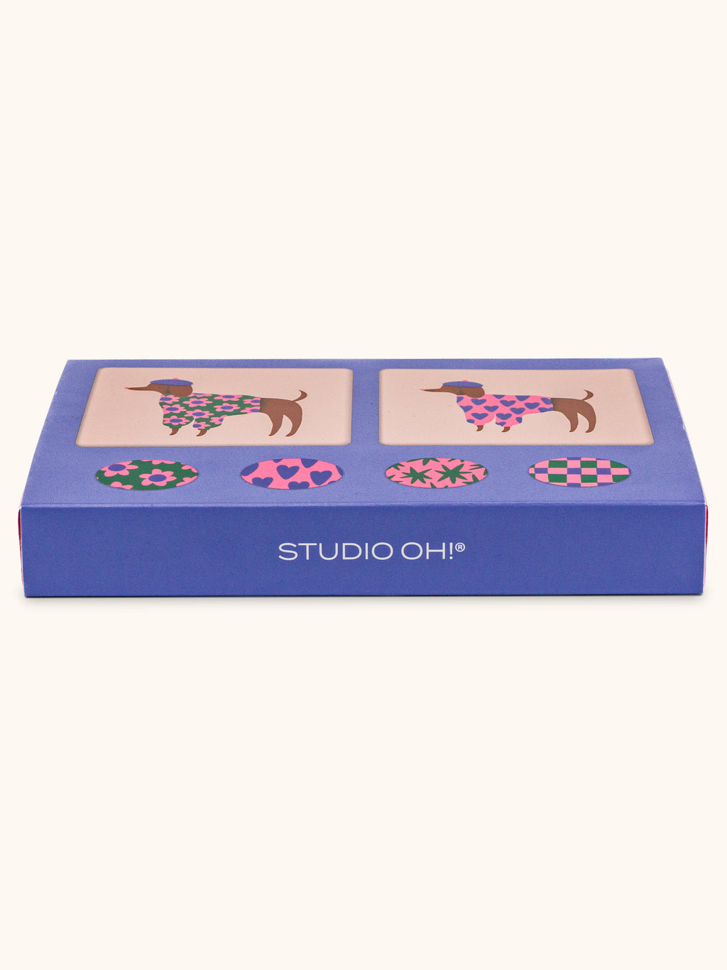 Bonjour, Mes Amis Mini Note Card Set with Stickers – Studio Oh!