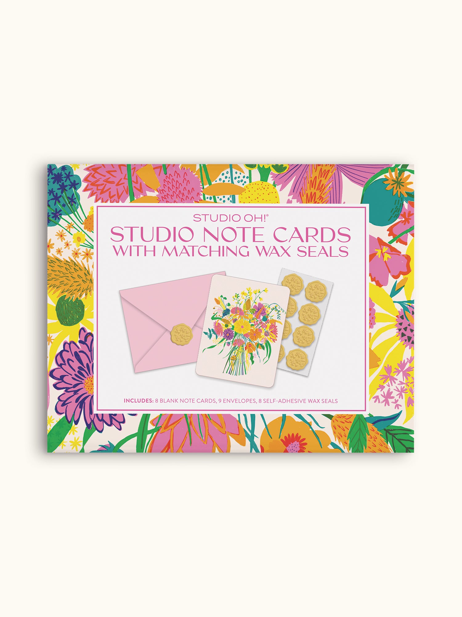 Garden Splash Note Card Set with Wax Seals – Studio Oh!