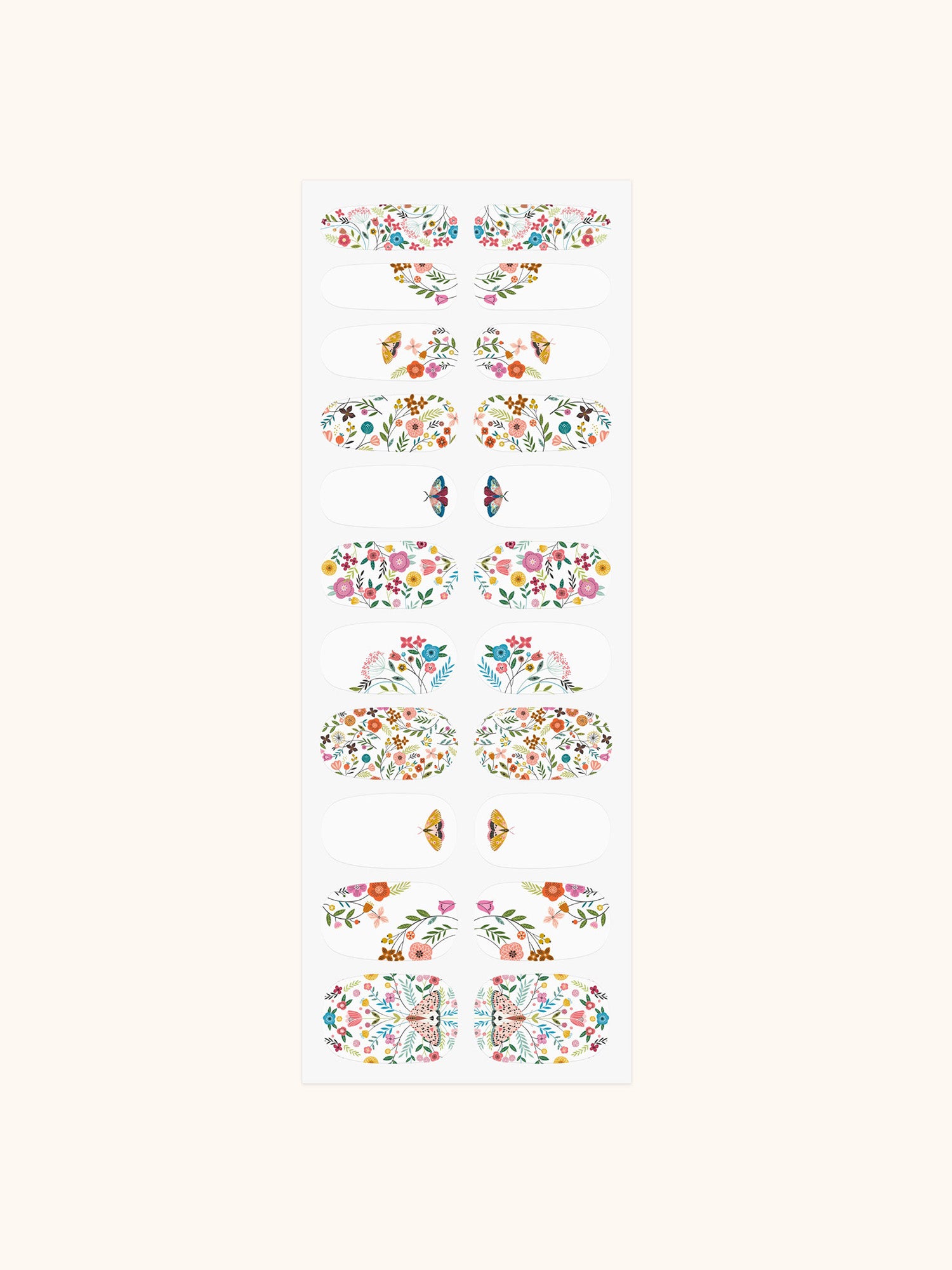 Floral Moths Mani Nail Wrap Kit – Studio Oh!