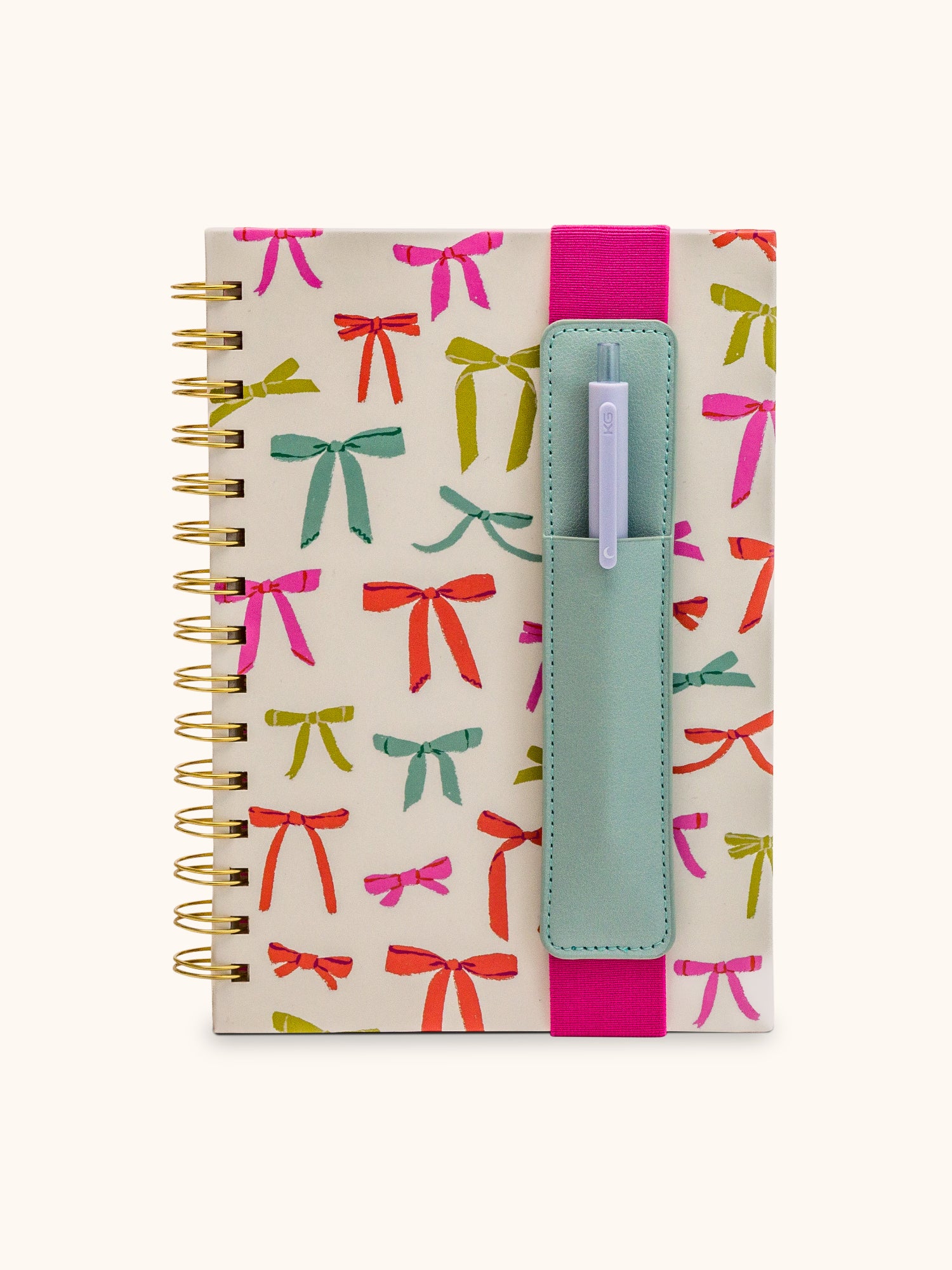 Put a Bow on It Oliver Notebook with Pen Pocket – Studio Oh!