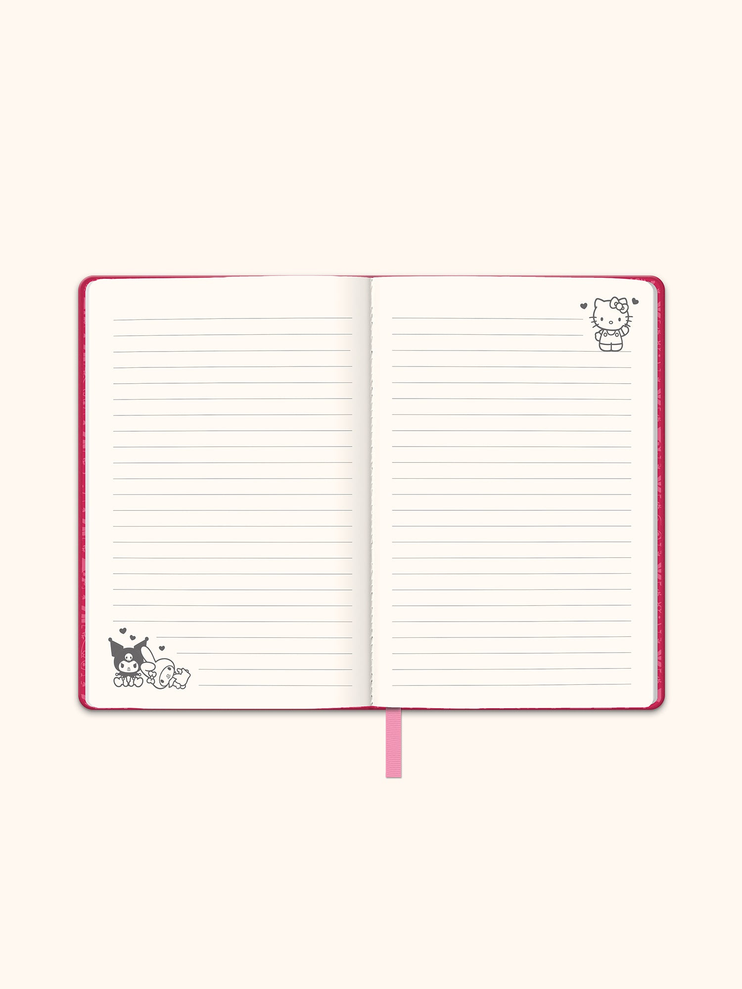 Hello Kitty and Friends Hearts and Flowers Casebound Notebook – Studio Oh!