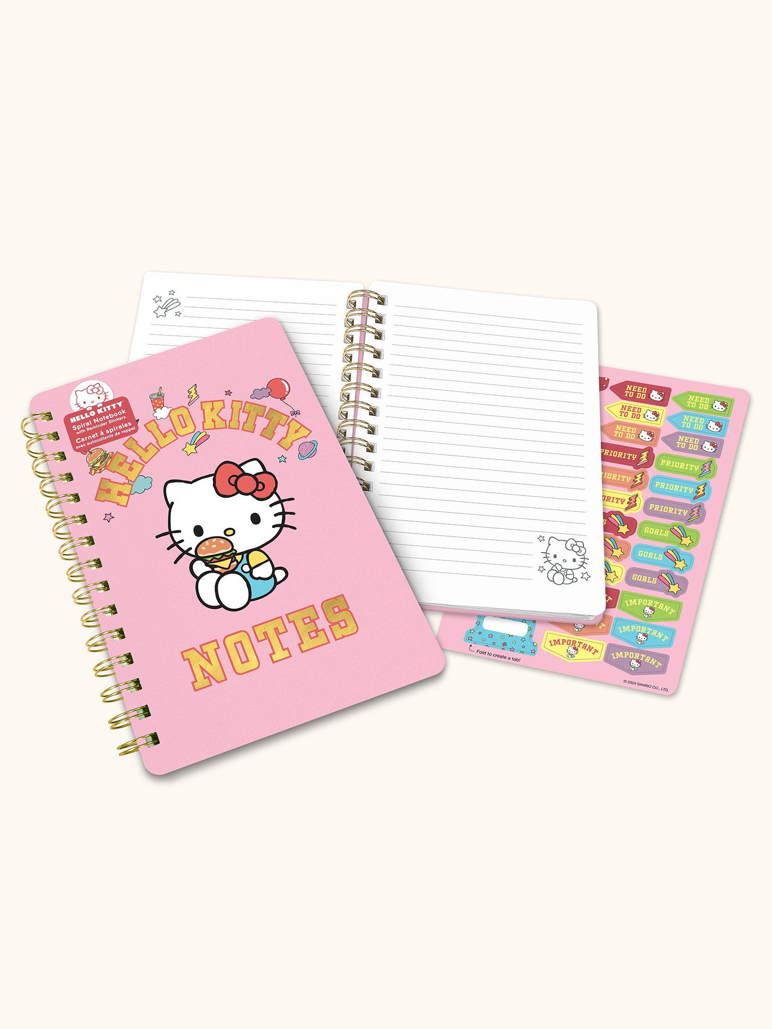 Hello Kitty College Letters Agatha Notebook – Studio Oh!
