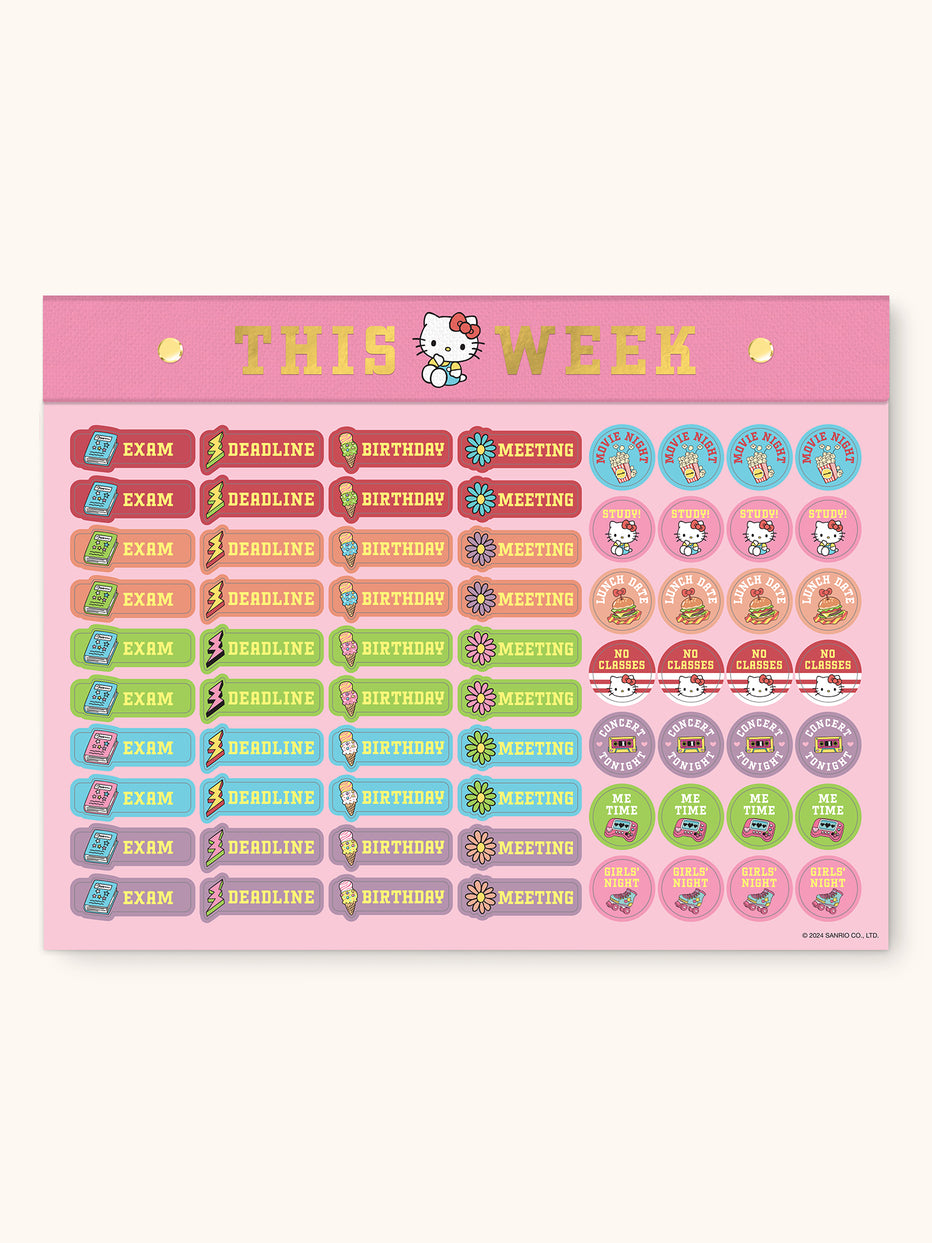 Hello Kitty College Letters Weekly Desk Pad – Studio Oh!