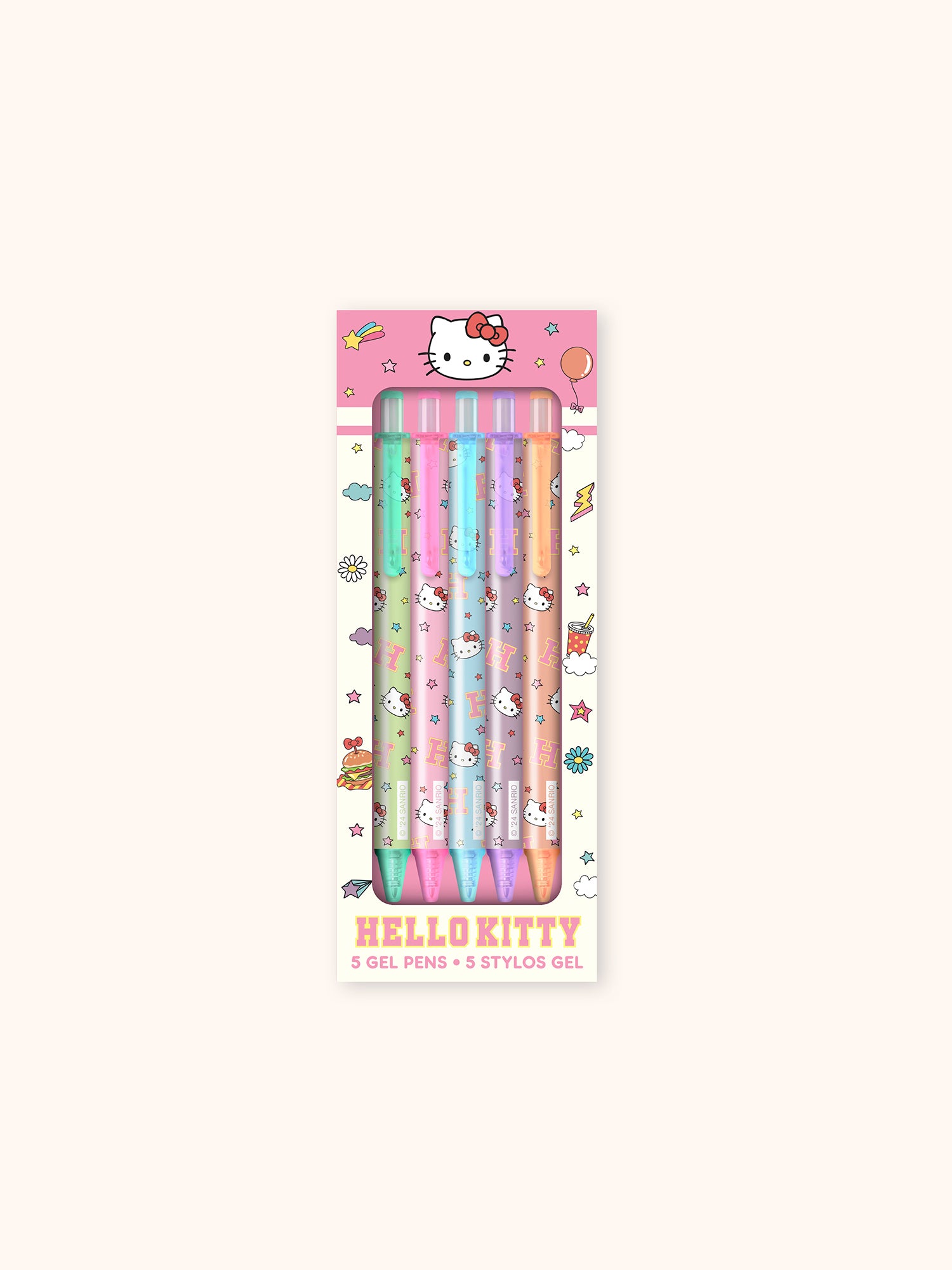 Hello Kitty College Letters Gel Pens – Studio Oh!