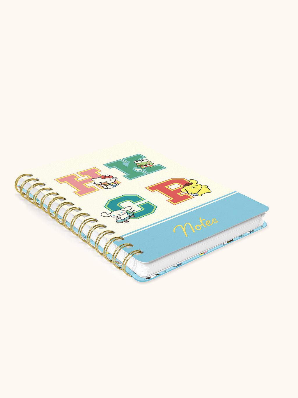 Hello Kitty and Friends College Letters Blue Agatha Notebook with Stic ...