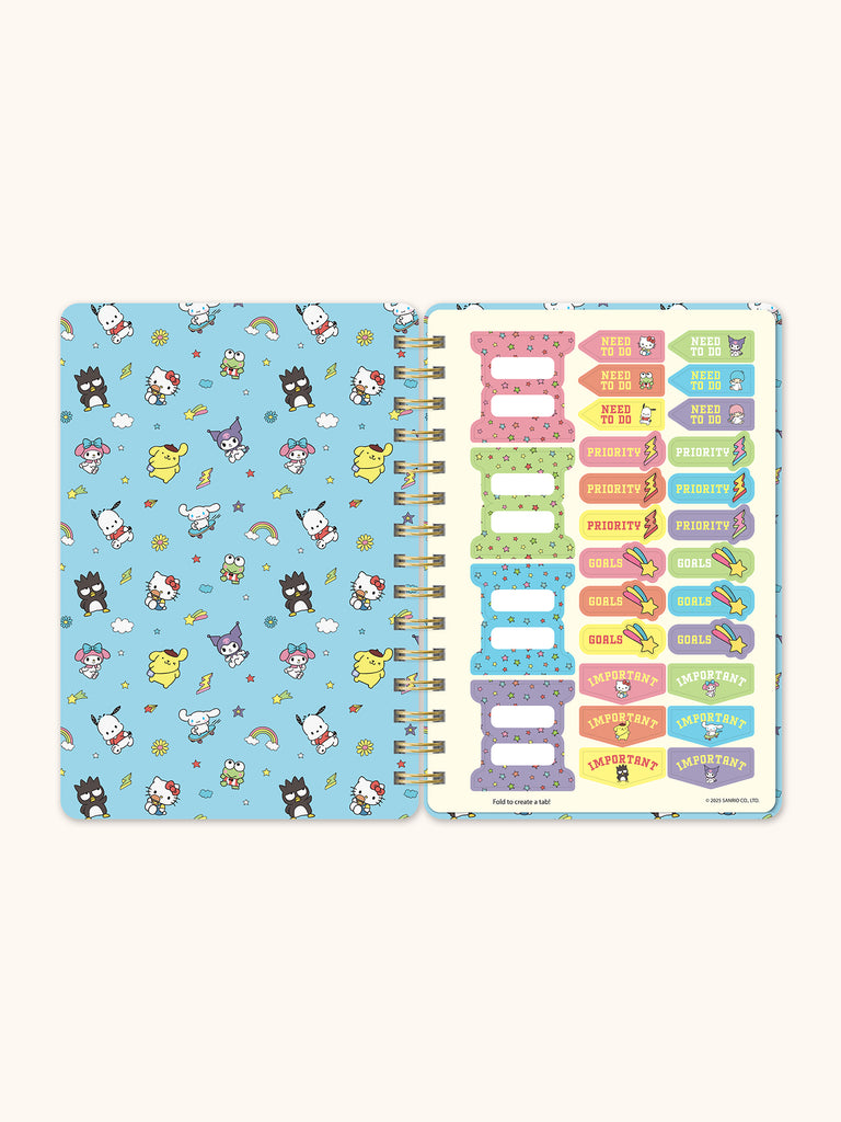 Hello Kitty and Friends College Letters Blue Agatha Notebook with Stic ...