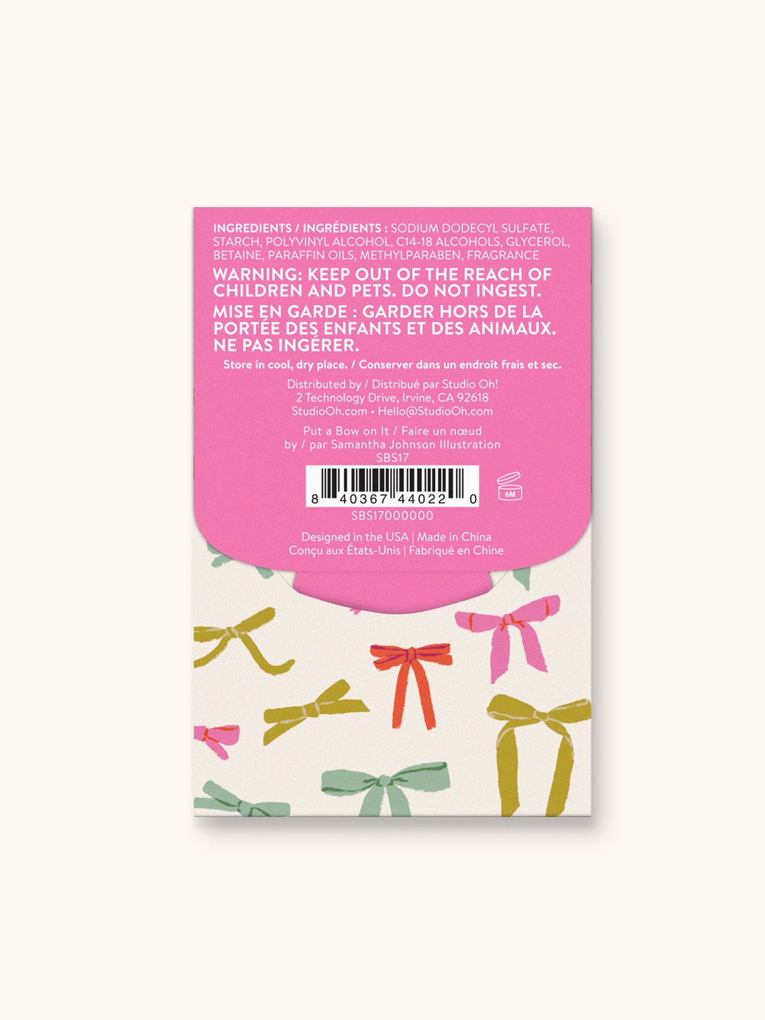 Put a Bow on It Single-Use Soap Sheets – Studio Oh!