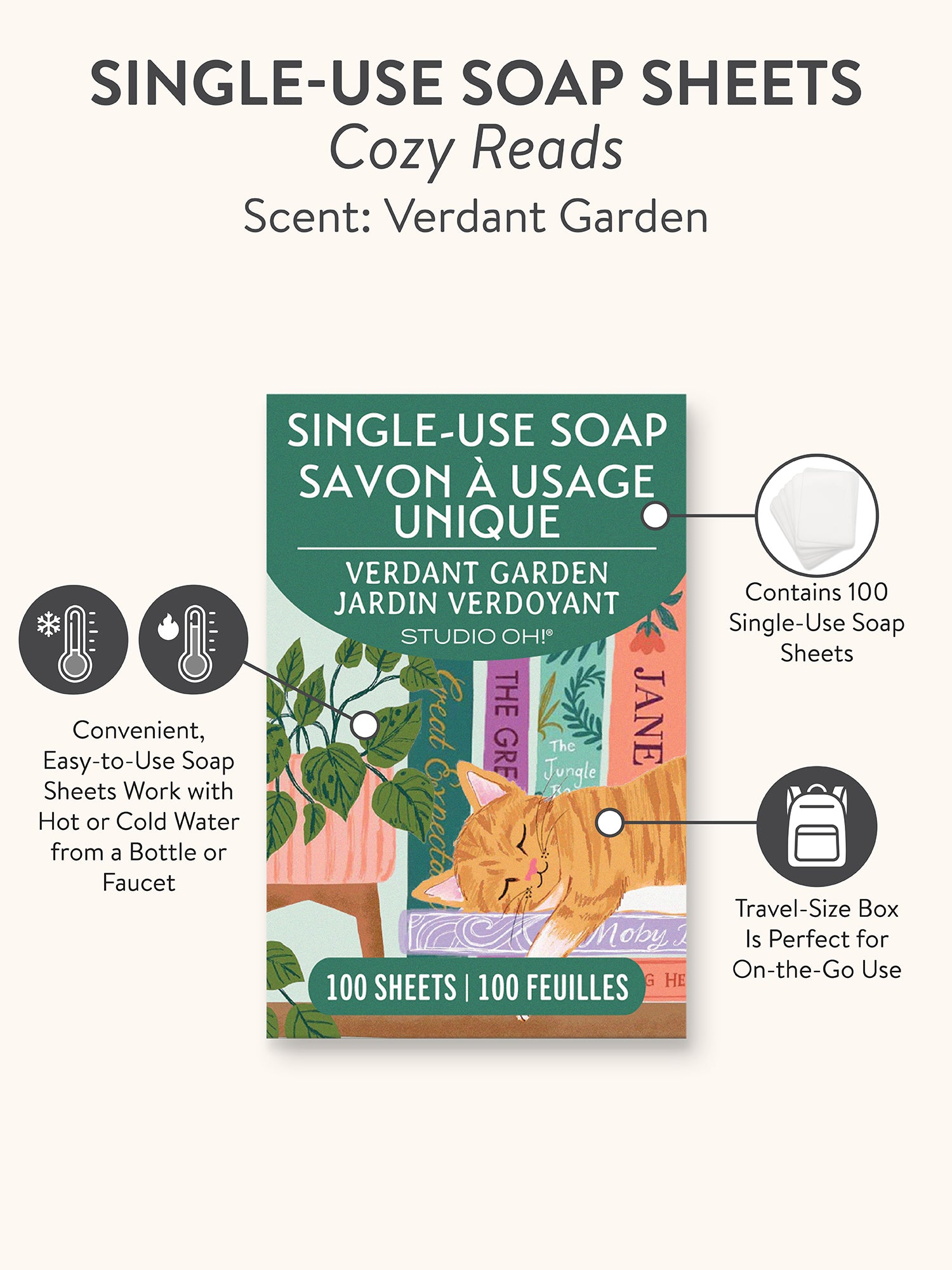 Cozy Reads Single-Use Soap Sheets – Studio Oh!