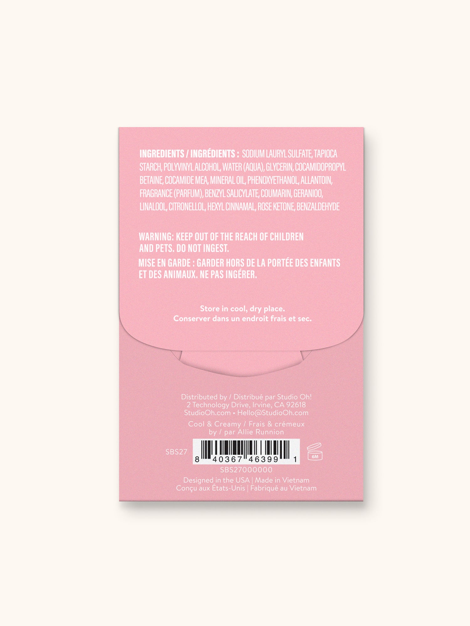 Cool & Creamy Single-Use Soap Sheets – Studio Oh!