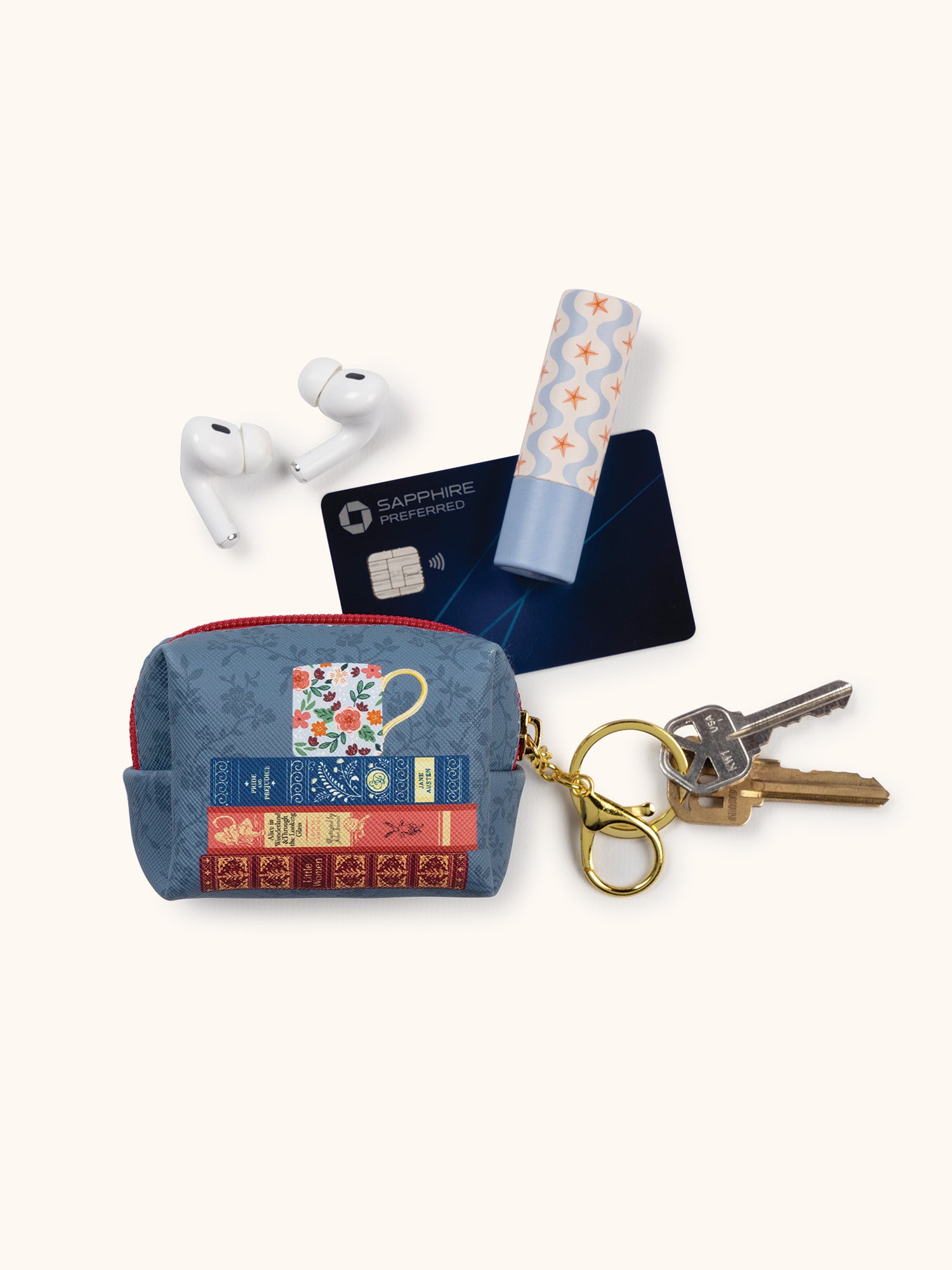 Fully Booked Key Chain Pouch – Studio Oh!
