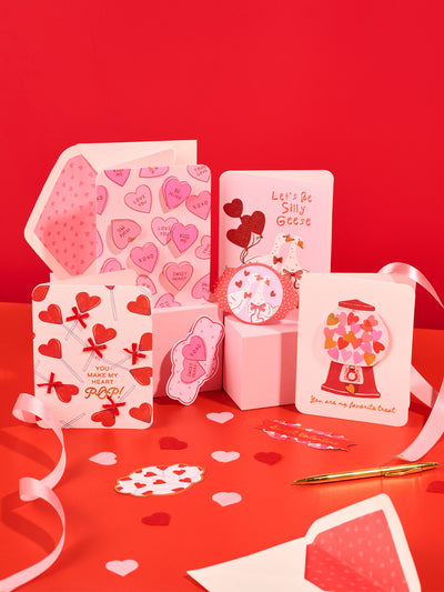 Heart Lollipops Deluxe Greeting Card – Studio Oh!