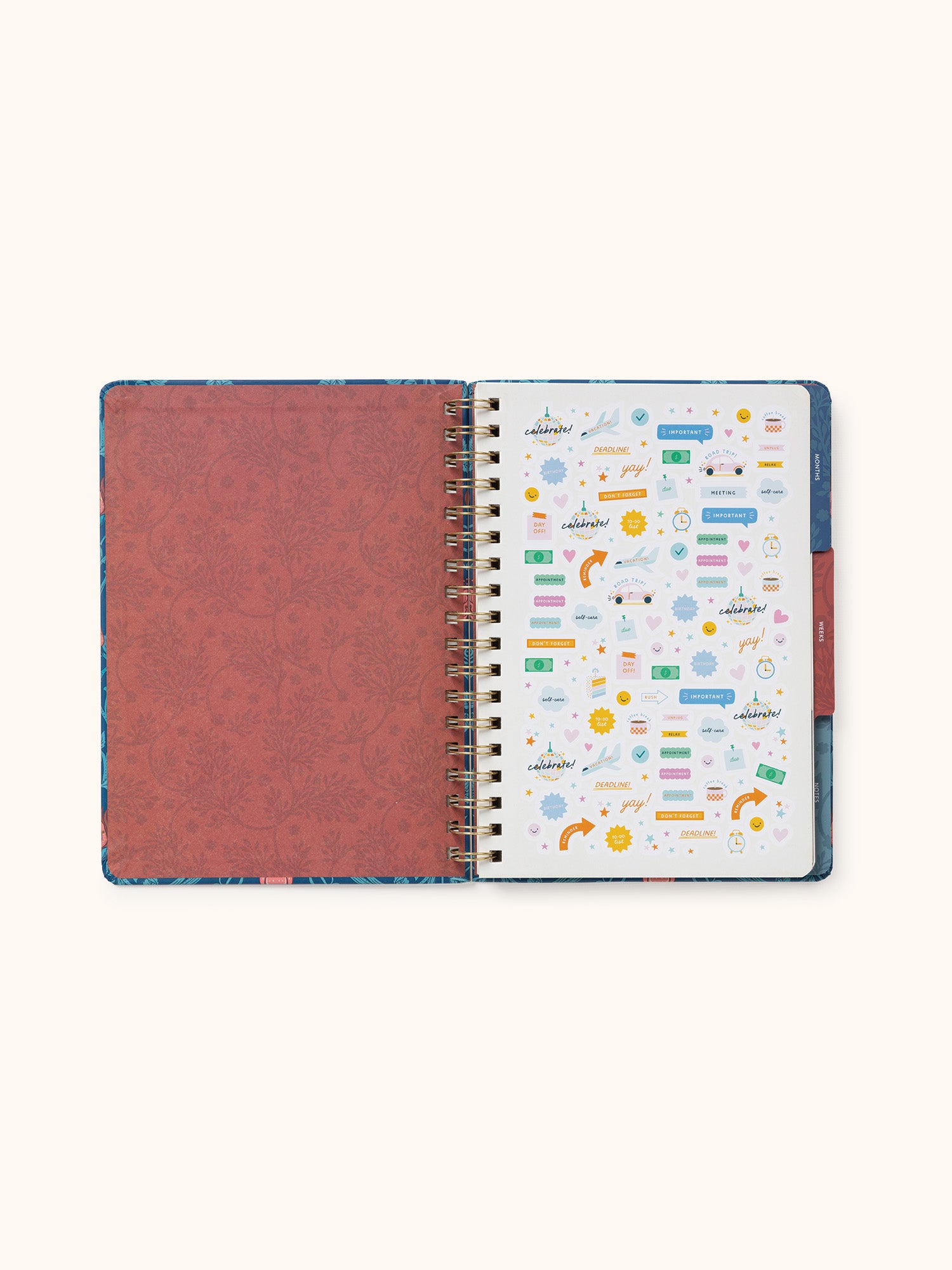 Garden Renaissance Undated Tri-Tab Planner – Studio Oh!