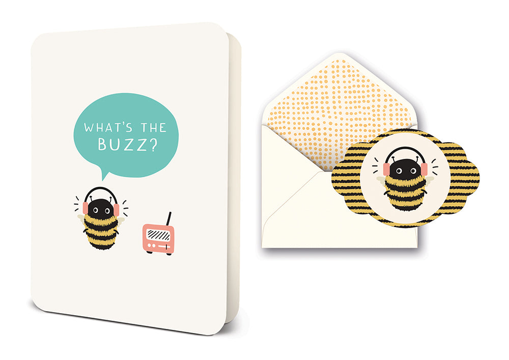 What's the Buzz? Deluxe Greeting Card – Studio Oh!