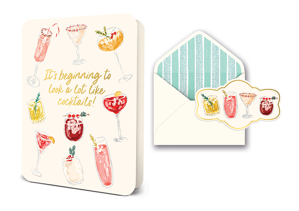 Cocktail Hour Deluxe Greeting Card – Studio Oh!