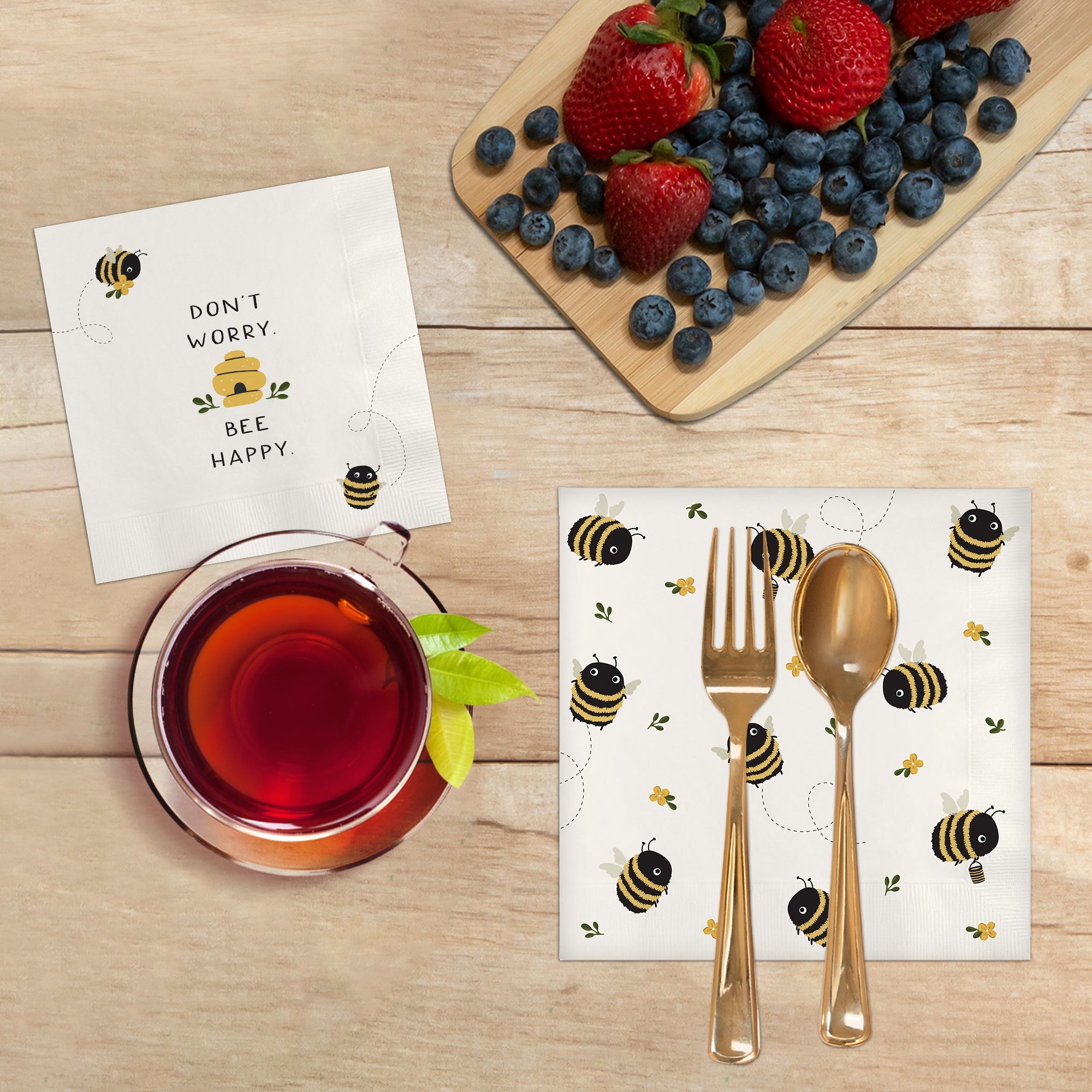 Buzzy Bees Lunch Napkin – Studio Oh!